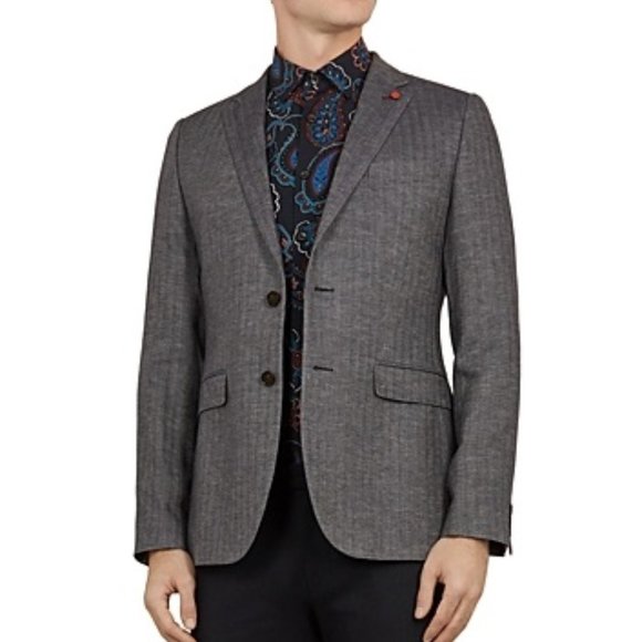 Ted Baker London | Suits & Blazers | Nwt Ted Baker Mens Balrom Linen ...